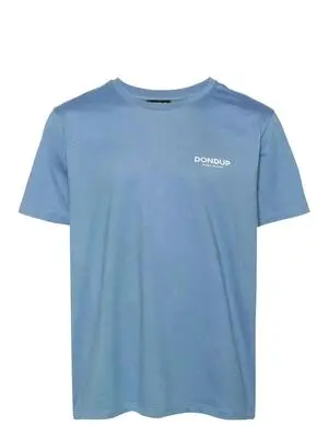 DONDUP Logo-print Cotton T-shirt - Blue