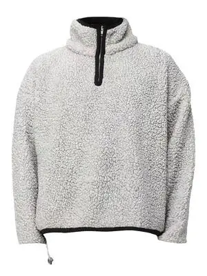BONSAI Bouclé Zip-fastening Sweater - Grey