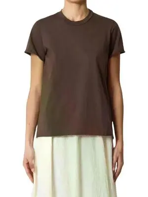 Labo.art Raw-edge T-shirt - Brown