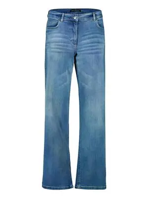BETTY BARCLAY Jeans With Crystal Embellishment - Blue