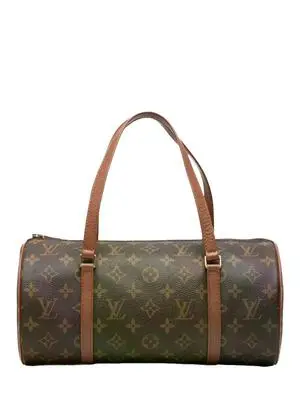 LOUIS VUITTON 1997 Monogram Papillon 30 Handbag - Brown