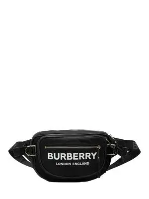 Burberry Nylon Logo Belt Bag - Black