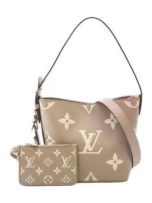 LOUIS VUITTON Louis Vuitton Monogram Empreinte All In BB Satchel Neutrals