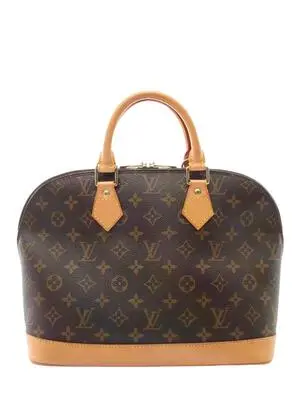 LOUIS VUITTON Monogram Alma Pm Handbag - Brown