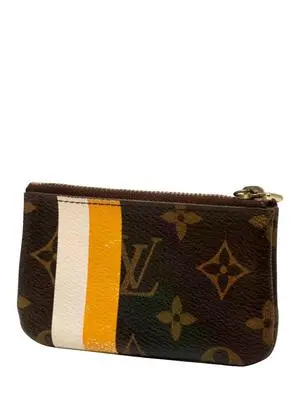 LOUIS VUITTON Monogram Pochette Cles Coin Pouch - Brown