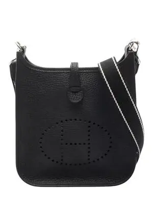 Hermès 2025 Clemence Evelyne 16 Amazone Crossbody Bag - Black