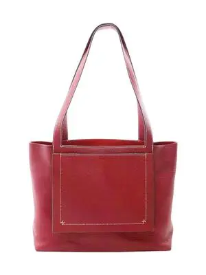Hermès Hermès Clemence Cabasellier 31 Tote Bag Red