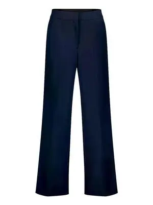 BETTY BARCLAY Marlene Pressed-crease Wide-leg Trousers - Blue
