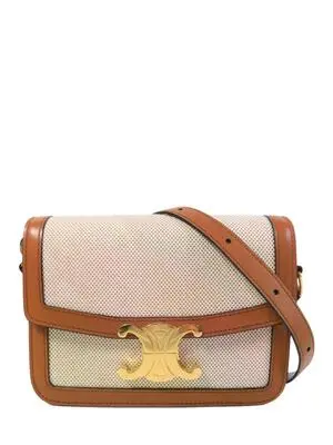 Celine Triomphe Shoulder Bag - Brown
