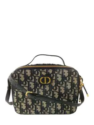 Dior 30 Montaigne Oblique Canvas Camera Bag - Blue