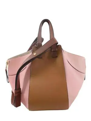 Loewe Small Hammock Leather Shoulder Bag - Brown