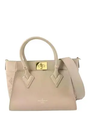 LOUIS VUITTON Mahina Calfskin Tote Bag - Neutrals