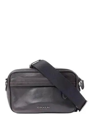 COACH VINTAGE Leather Shoulder Bag - Black