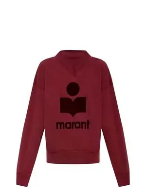 MARANT ETOILE Moby Logo Sweatshirt - Red