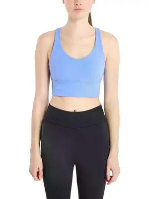 Adidas Criss-cross Back Sports Bra - Blue