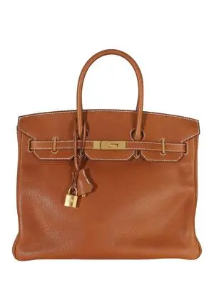Hermès Hermès Birkin 35 Top Handle Bag Gold