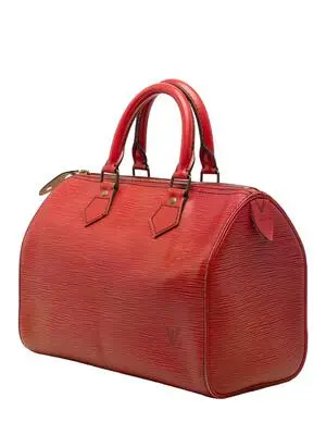 LOUIS VUITTON Epi Speedy 25 Boston Bag - Red