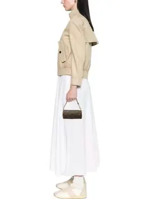 LOUIS VUITTON Monogram Papillon Pochette Handbag - Brown