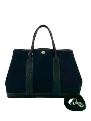 Hermès Garden Party Tpm Handbag - Black