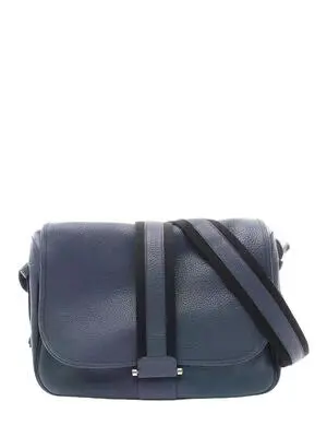 Hermès 2014 Clemence Bourlingue Crossbody Bag - Blue