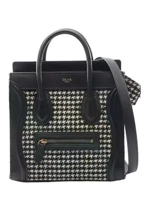 Celine Nano Luggage Satchel Bag - Black
