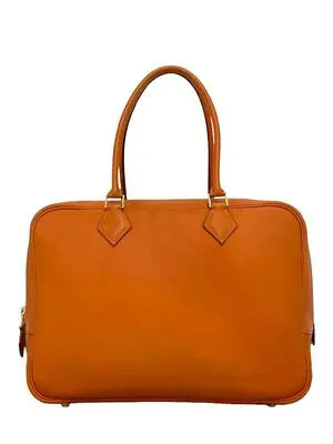 Hermès Veau Madame Plume 32 Handbag - Orange