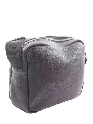 Loewe Medium Leather Messenger Bag - Black