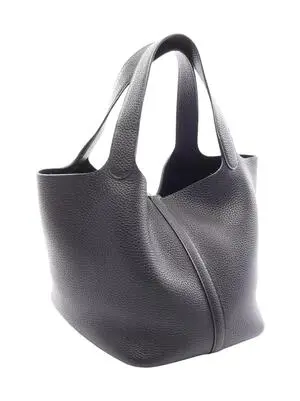 Hermès Clemence Picotin Lock 22 Handbag - Black