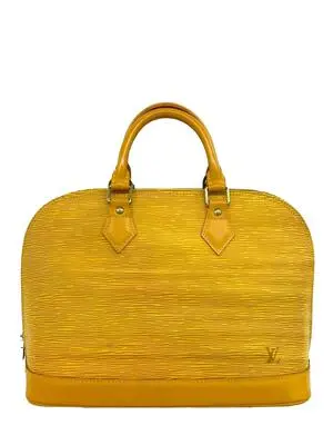 LOUIS VUITTON 2002 Epi Alma Pm Handheld Bag - Yellow