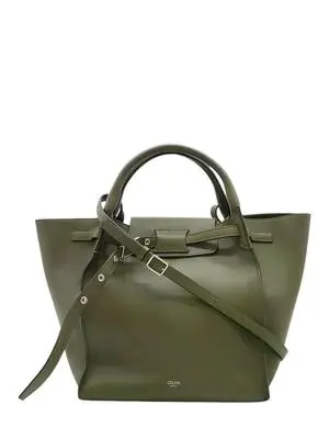 Celine Small Smooth Calfskin Big Bag Satchel - Green