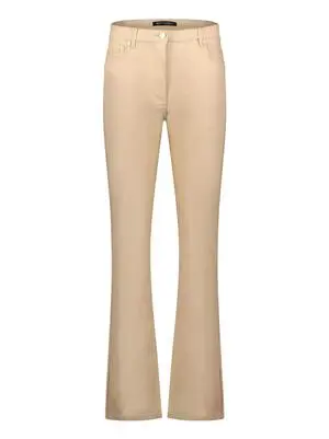 BETTY BARCLAY Mid-rise Flared Trousers - Neutrals