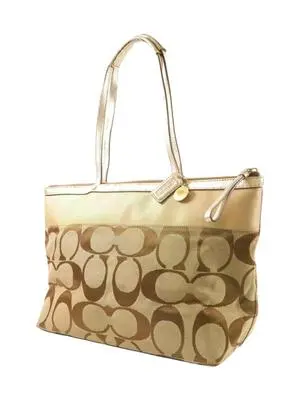 COACH VINTAGE Logo-detail Tote Bag - Neutrals