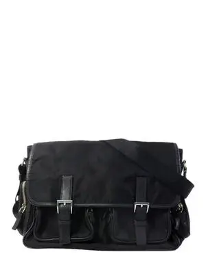 Prada Buckle-fastening Satchel Bag - Black