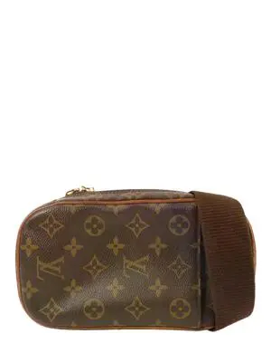 LOUIS VUITTON Monogram Pochette Gange Belt Bag - Brown