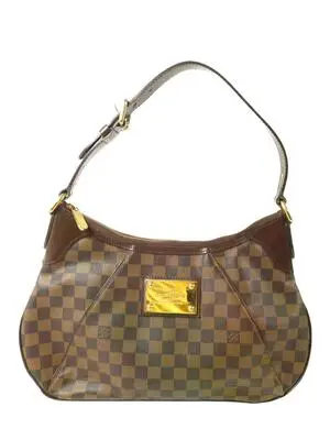 LOUIS VUITTON Damier Ebene Pm Thames Shoulder Bag - Brown