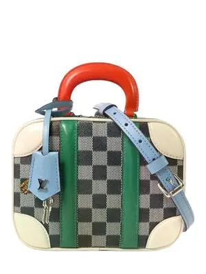 LOUIS VUITTON Valisette Bb Damier Tote Bag - Black