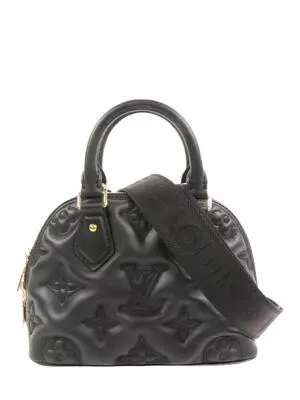 LOUIS VUITTON Bb Alma Bubblegram Tote Bag - Black