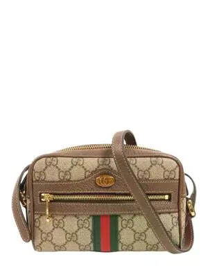 Gucci Ophidia Gg-supreme Shoulder Bag - Neutrals