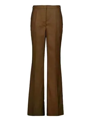 Gabriela Hearst Vesta Side-buckle Trousers - Brown