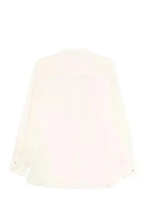 CLIPS Button-up Pocket-detail Shirt - Neutrals