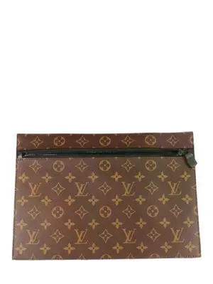 LOUIS VUITTON Monogram Macassar Weekend Tote Bag - Brown