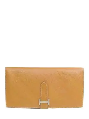 Hermès Bearn Epsom Leather Wallet - Neutrals