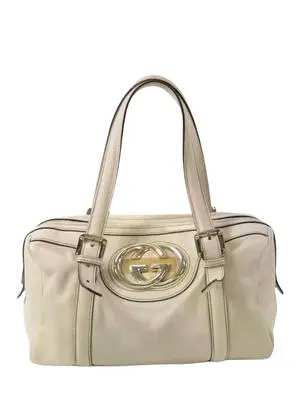 Gucci Interlocking G Buckle Tote Bag - Neutrals