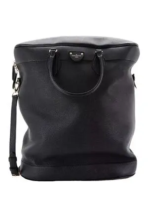 LOUIS VUITTON Taurillon Leather Gm Satchel - Black