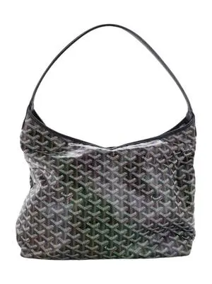 Goyard Boheme Coated Canvas Hobo Bag - Black