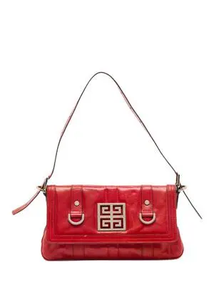 Givenchy 4g Logo Flap Shoulder Bag - Red