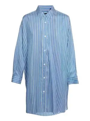Isabel Marant Étoile Striped Oversized Shirt - Blue