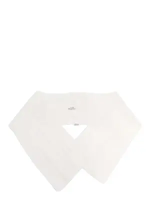 Hermès Silk Logo Print Tie - Neutrals