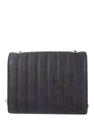 Saint Laurent Vicky Quilted Shoulder Bag - Black