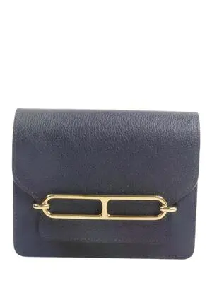 Hermès Slim Roulis Wallet - Blue